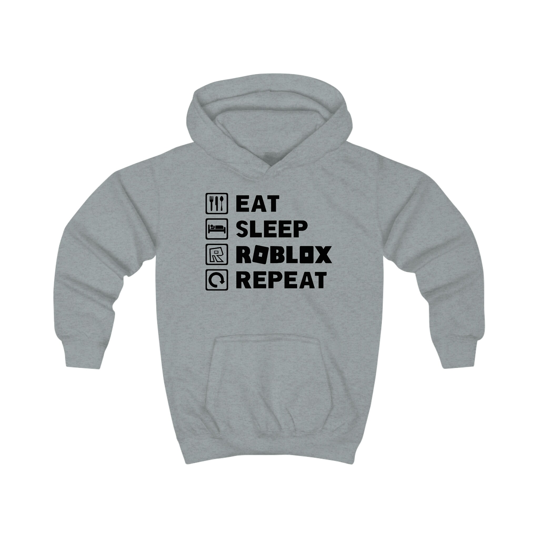 Eat Sleep Roblox Repeat Kids Hoodie - Etsy