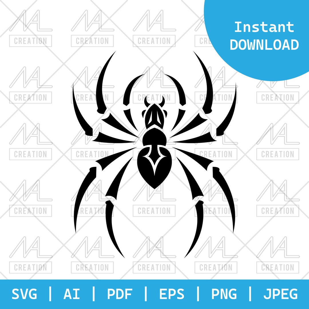 Spider SVG for Cricut Silhouette Spiderman Svg Spiderman - Etsy