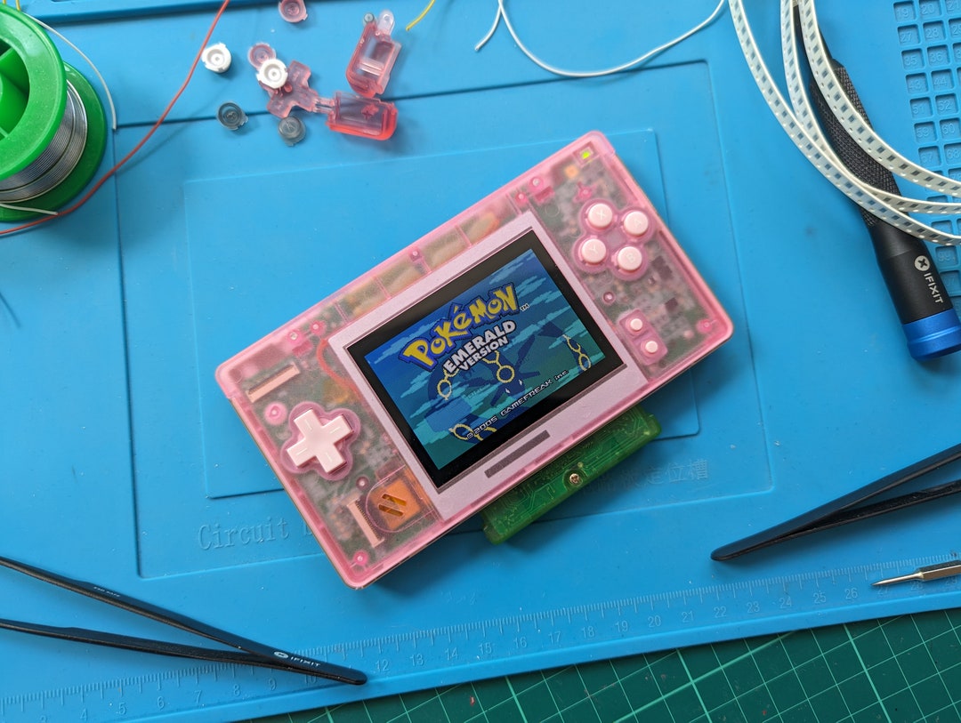 Game Boy Macro Nintendo Transparent Pink - Etsy