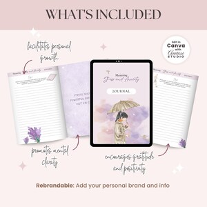 Anxiety and Stress Coaching Worksheet | Done for You Workbook ...