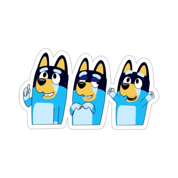 Bluey Peeker Car Decal - Etsy