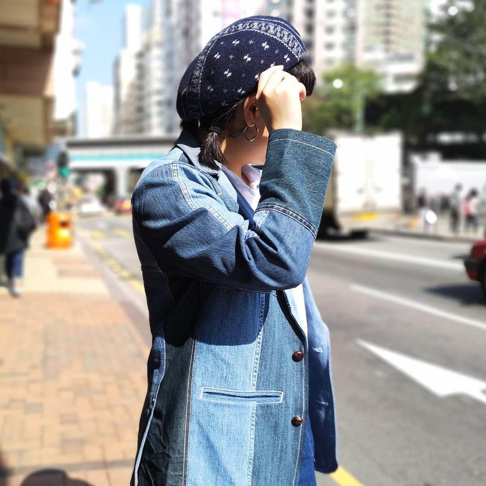 First Edition Denim Remade Patched Blazer - Etsy