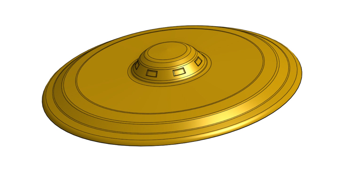 UFO Alien Space Ship STL 3D - Etsy