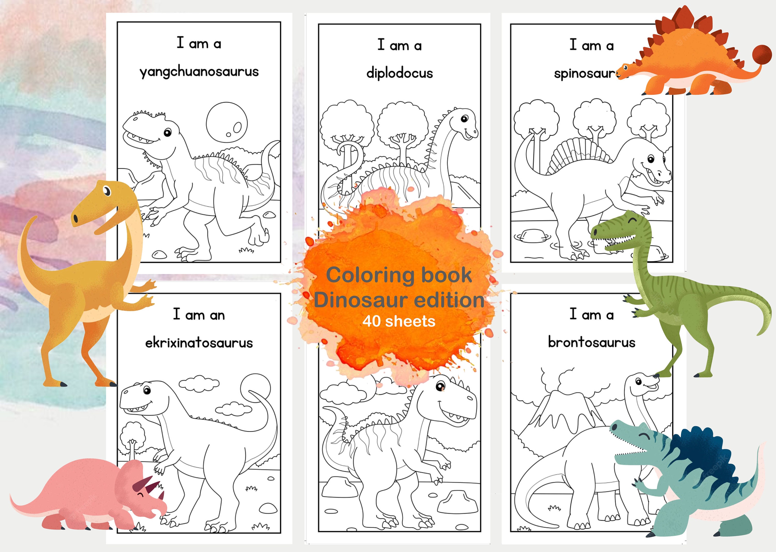 Yangchuanosaurus Coloring Page