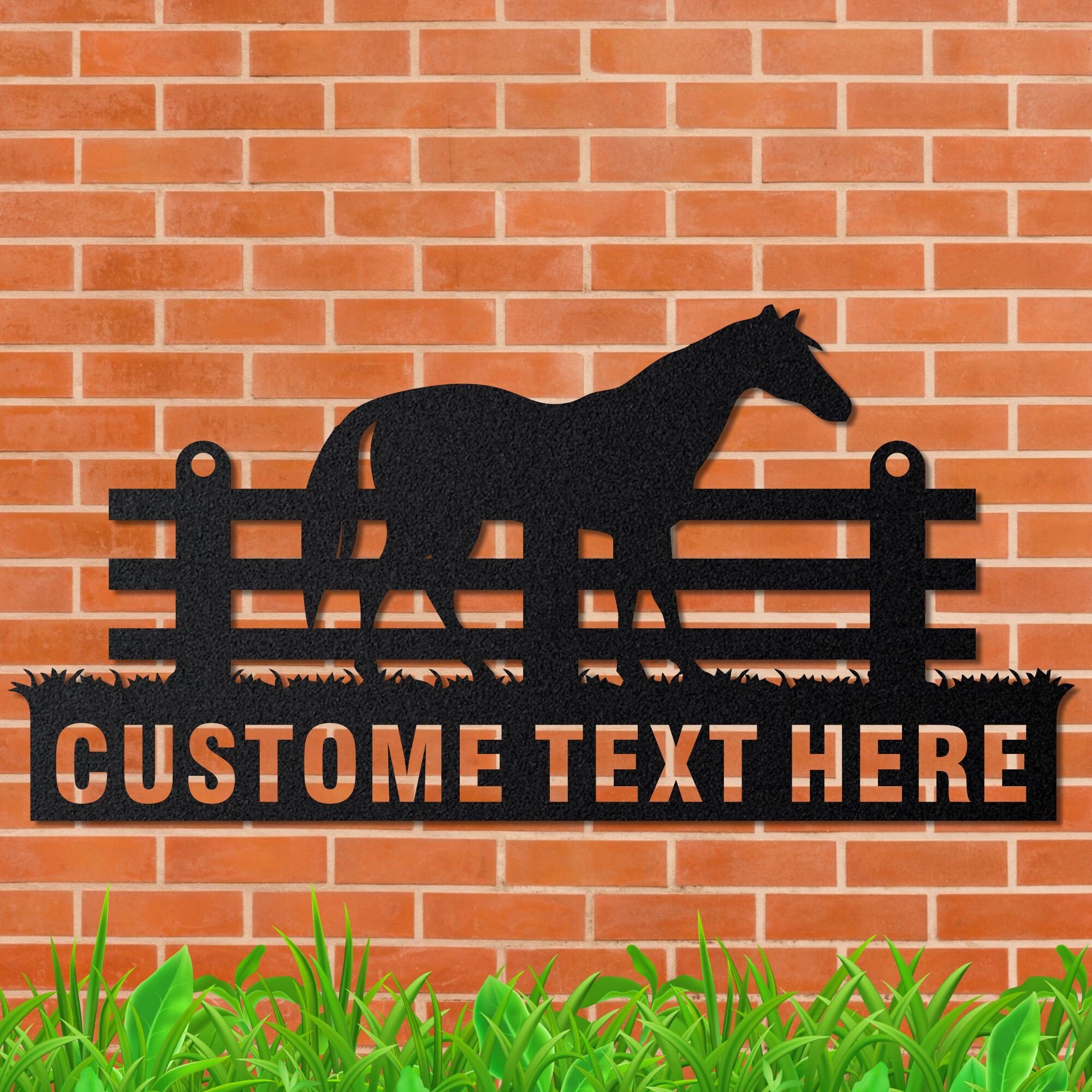 Custom Farm Metal Sign, Custom Horse Farm Sign, Farm Metal Sign for ...