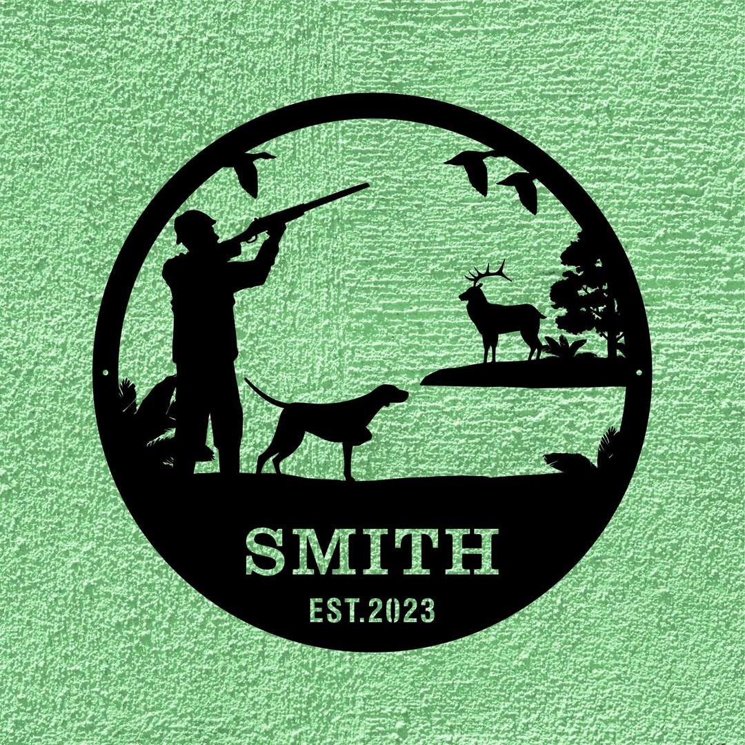 Bird Hunting Memorial Sign, Personalized Duck Hunting Metal Sign, Duck ...