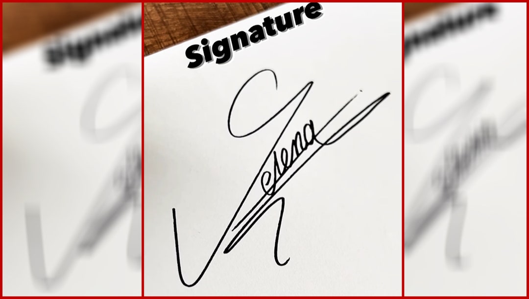 Unique and Gorgeous Signature Design - Etsy