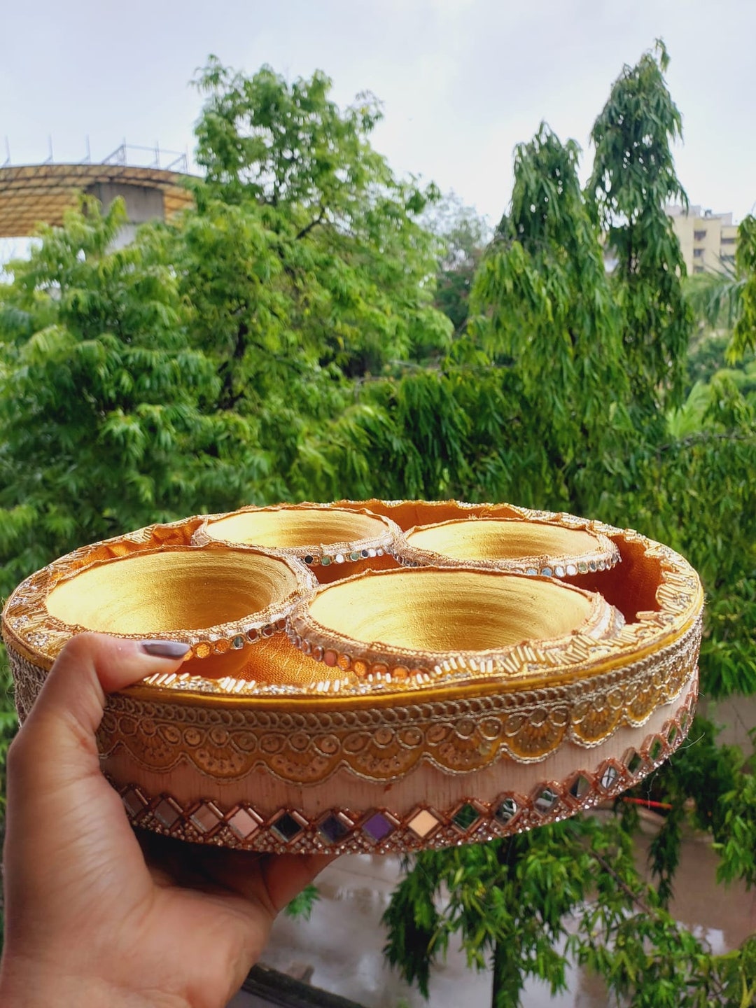 Haldi Trays | Haldi Thaal | Wedding Tray | Mehndi - Etsy