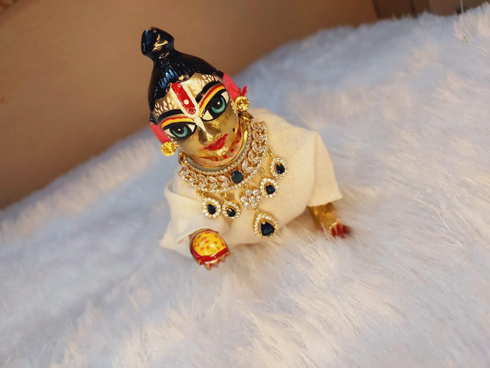 Neck Piece for Laddu Gopal / Krishna / Thakurji / Bal Gopal size 3/4 - Etsy