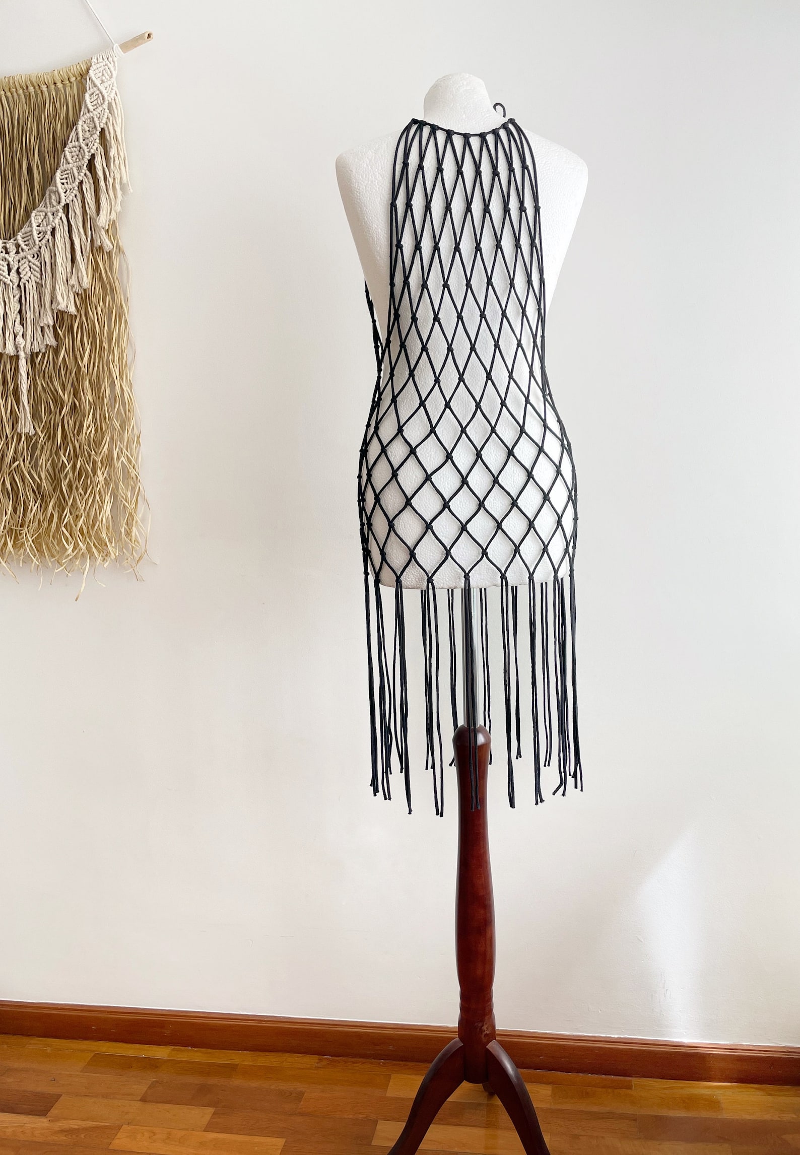 Macrame Mesh Dress. Macrame Beach Dress - Etsy