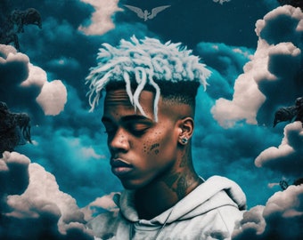 Tupac Heaven Design Digital Download Illustration - Etsy