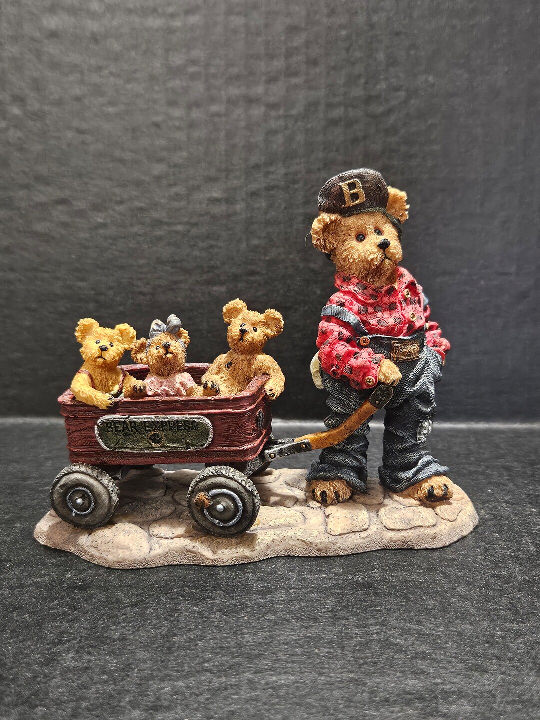 Boyds Bears & Friends - the Bearstone Collection - 1999 Huck With Mandy ...