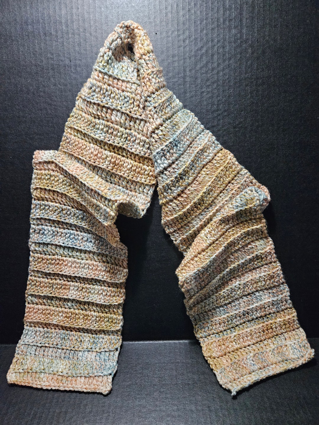 Hand Crocheted Scarf I Love This Yarn Color: Brushstrokes See ...