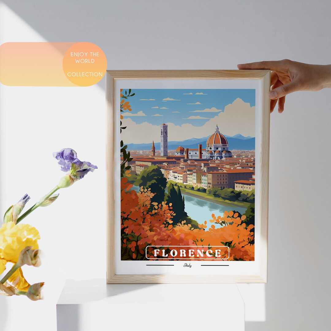 Florence Print Poster, Florence Wall Art, Florence Home Decor, Italy ...