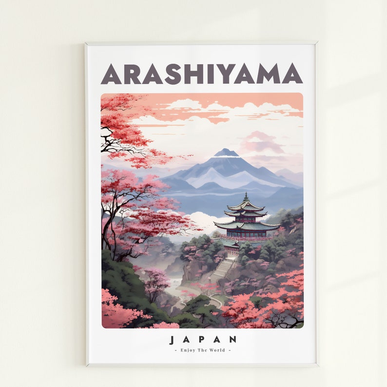 Arashiyama Print, Arashiyama Poster, Arashiyama Wall Art, Kyoto Print ...