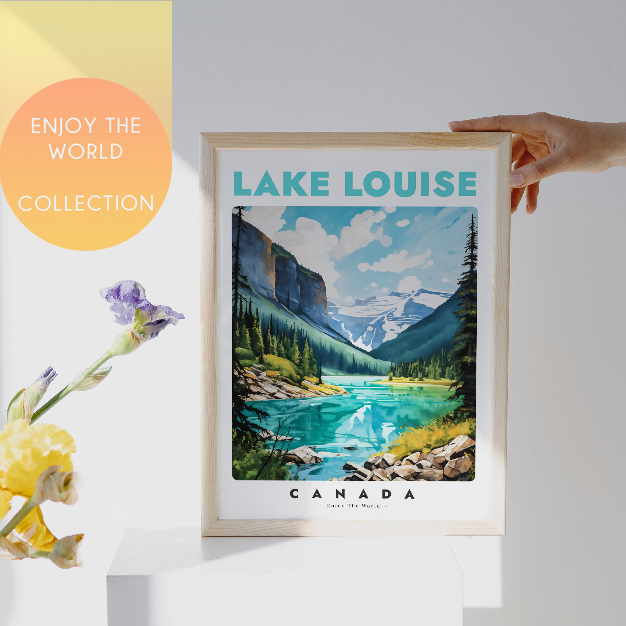 Lake Louise Wall Art, Lake Louise Poster, Banff National Park Poster ...
