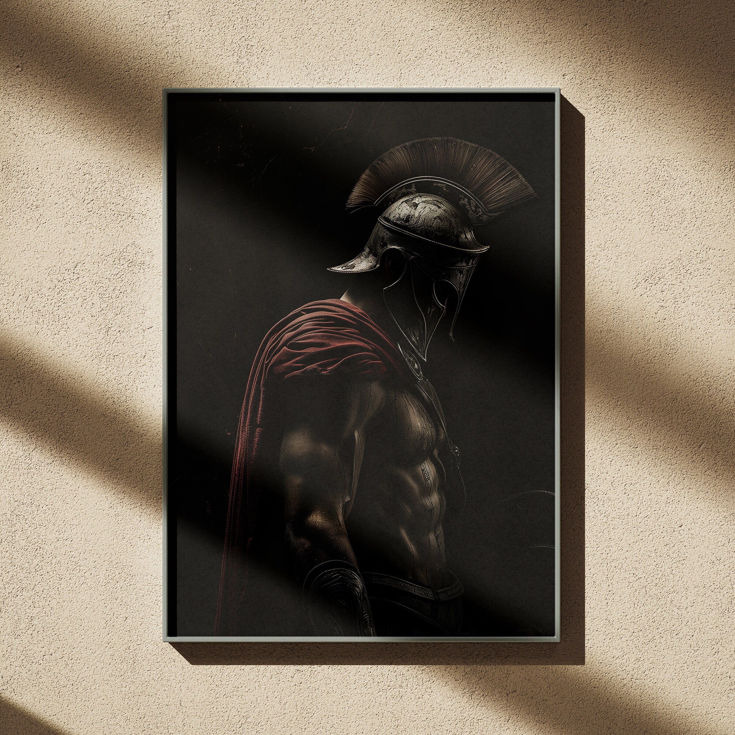 Ancient Warrior Art, Gladiator Artwork Digital Poster, Digital ...