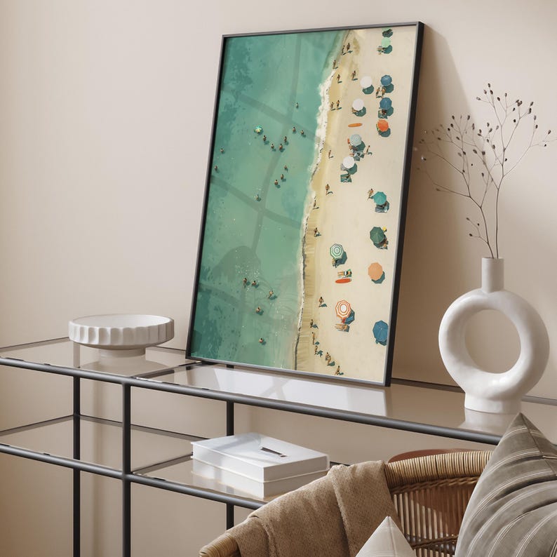 Ocean Inspired Coastal Beach Wall Art, Nautical Seaside Prints, Sea ...