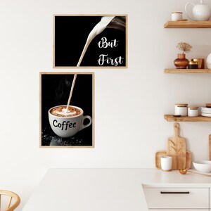 Modern Coffee Poster, Coffee Shop Wall Art, Coffee Bar Wall Decor ...