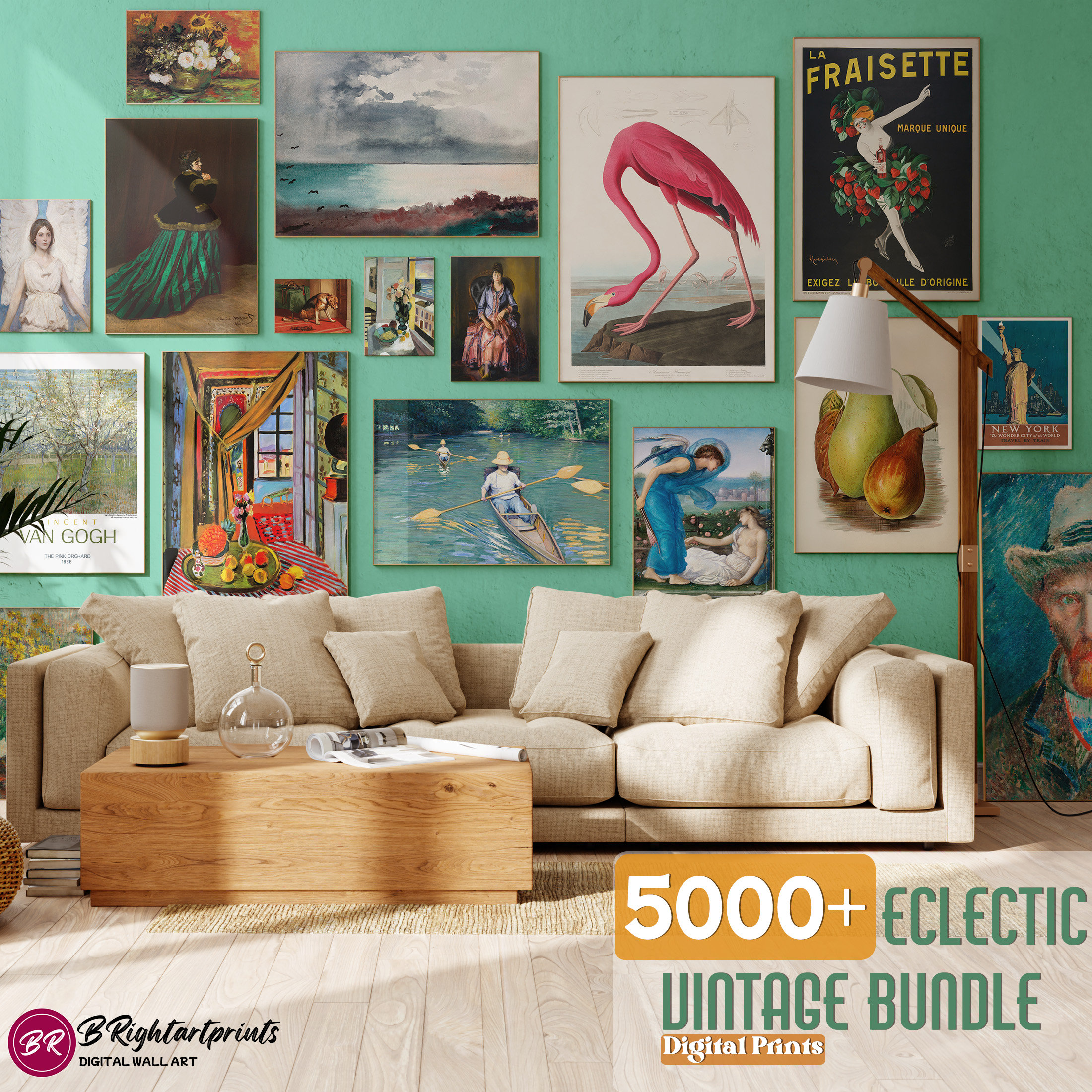 5000 Eclectic Gallery Wall Art Prints Download, Mega Bundle Wall Art ...