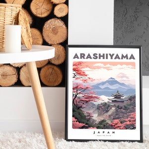 Arashiyama Print, Arashiyama Poster, Arashiyama Wall Art, Kyoto Print ...