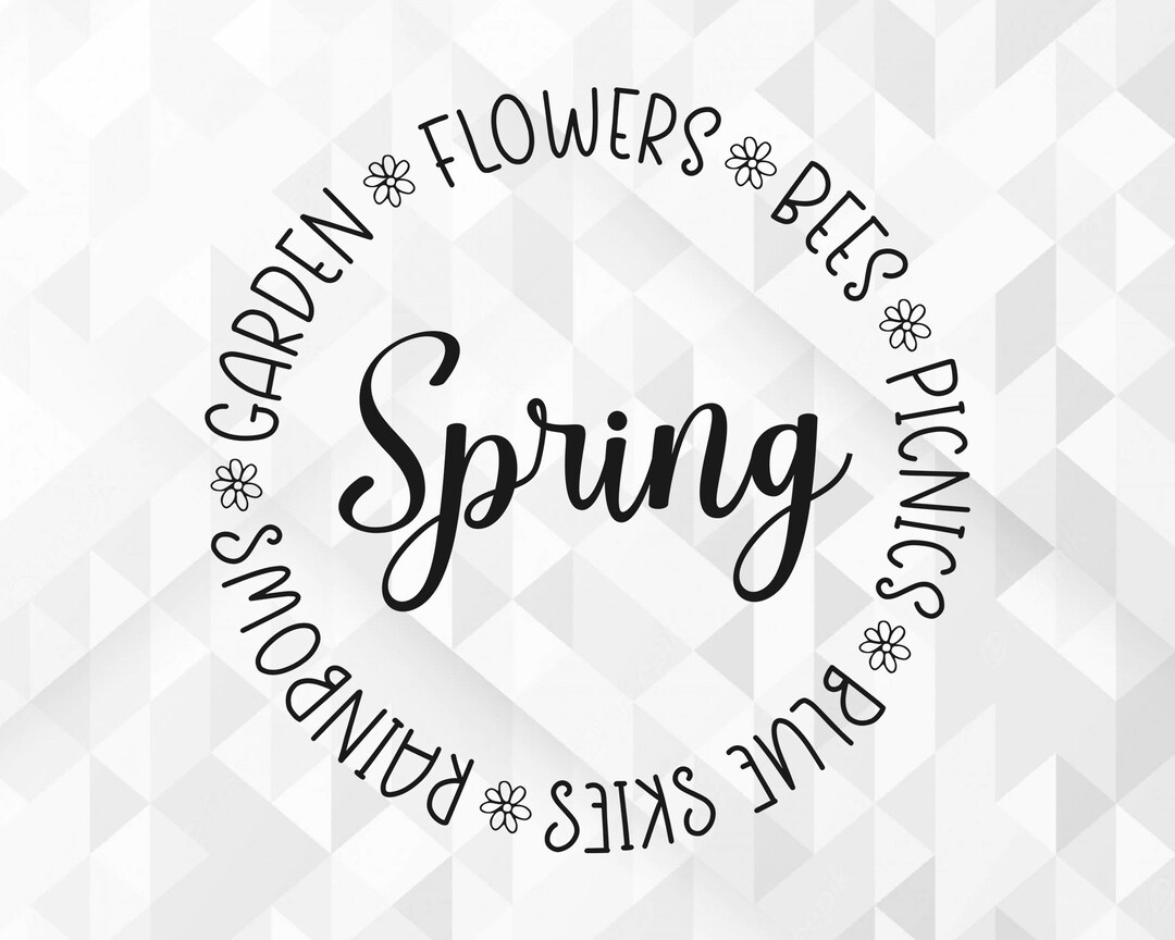 Spring SVG, Hello Spring Svg, Easter Svg, Welcome Spring Svg, Happy ...