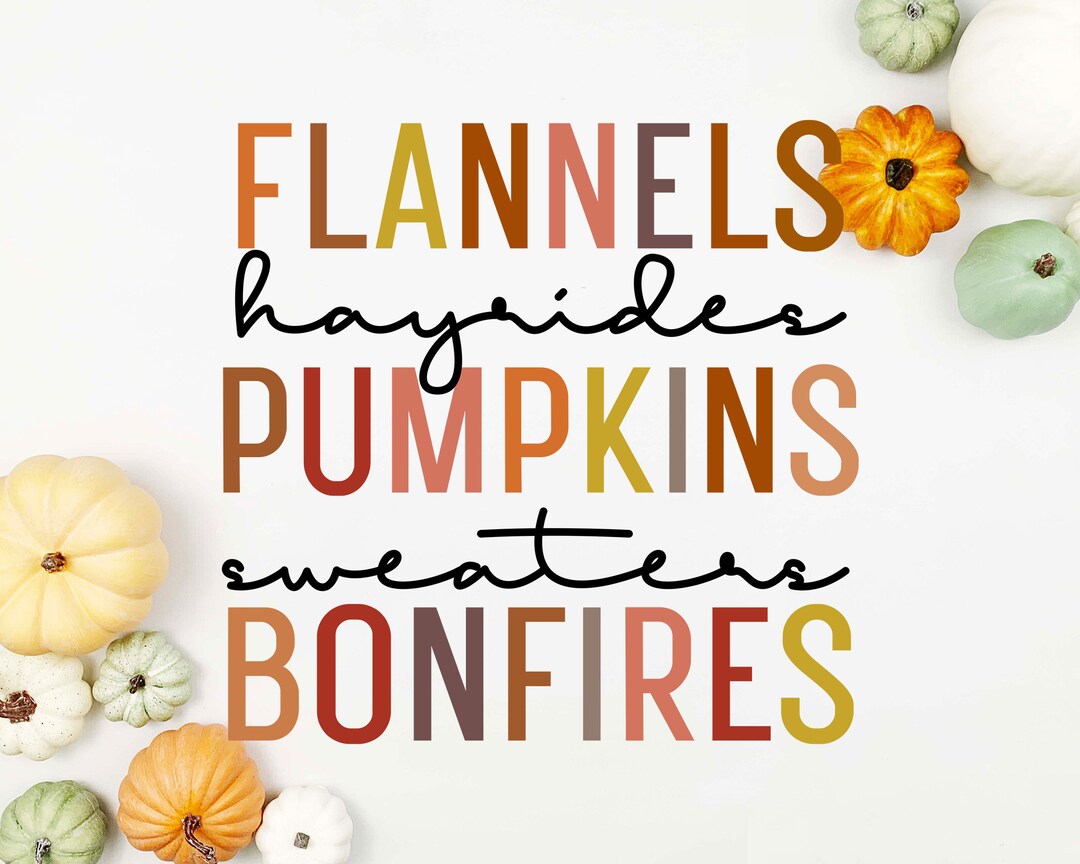 Fall Words SVG, Fall Svg, Autumn Svg, Hello Fall Svg, Cozy Season Svg ...