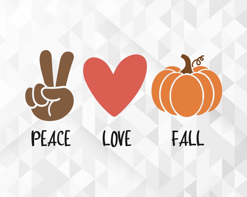 Peace Love Fall SVG, Welcome Fall Svg, Hello Autumn Svg, Fall Vibes Svg ...