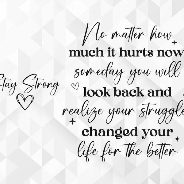 Positive Quotes Svg - Etsy