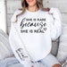 She is Rare Because She is Real SVG, Be Real Not Perfect Svg ...
