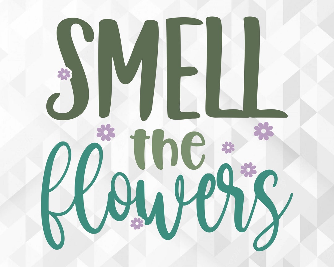 Smell the Flowers SVG, Spring Svg, Hello Spring Svg, Smell the Flowers ...