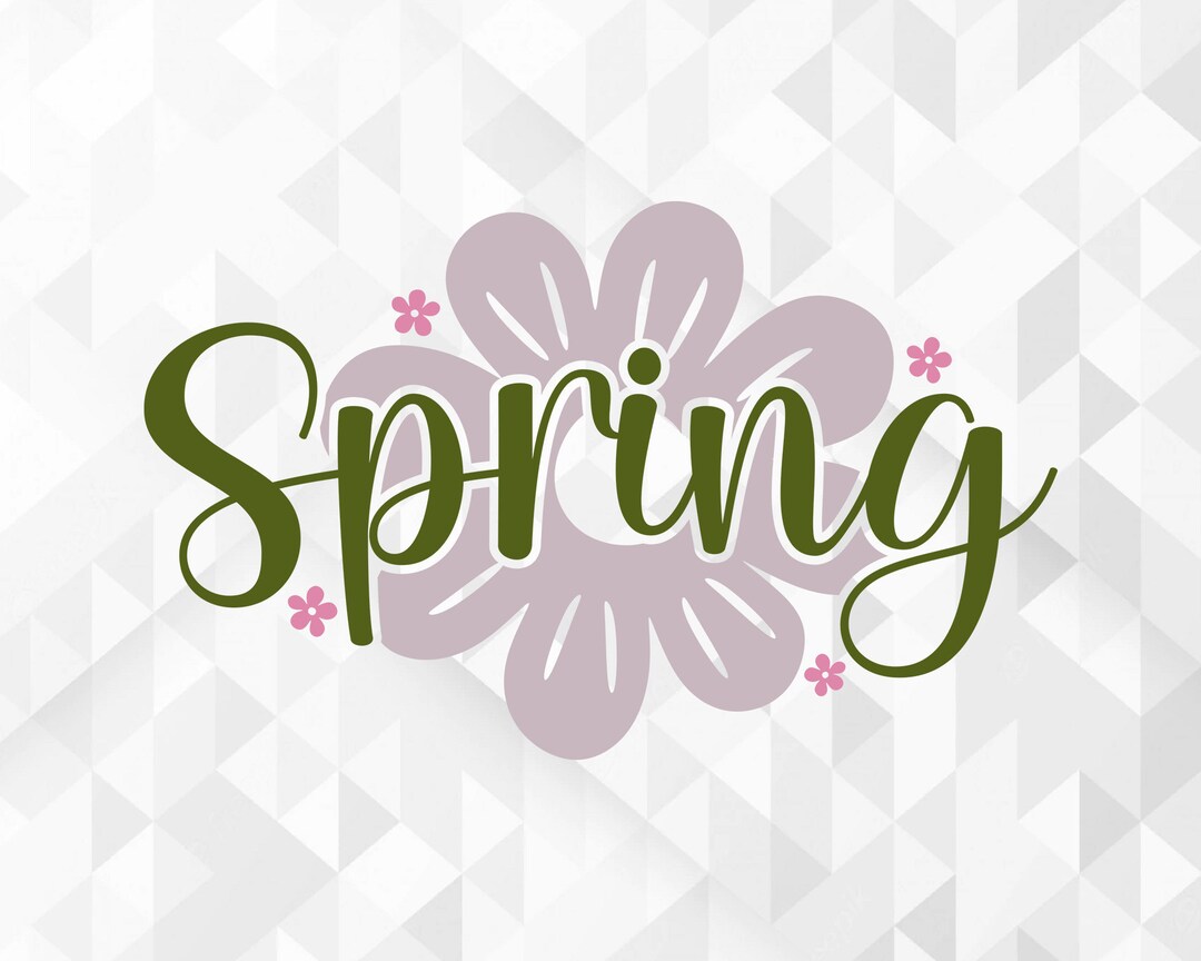 Spring SVG, Spring Svg, Hello Spring Svg, Spring Cut Files, Cricut, Png ...