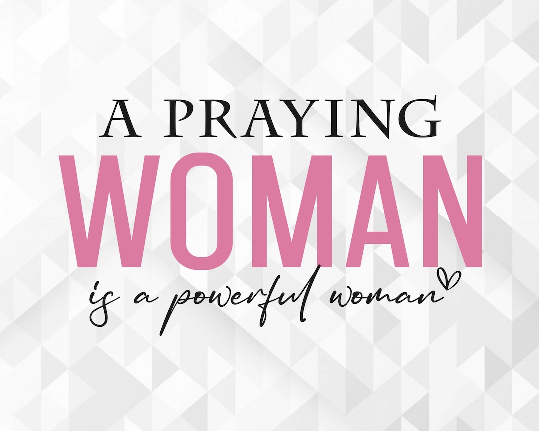 A Praying Woman SVG, Christian Svg, Religious Svg, God Svg, Faith Svg ...