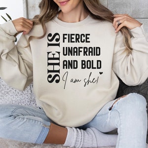 She is Fierce SVG, She is Me Svg, Positiv Svg, Strong Woman Svg ...