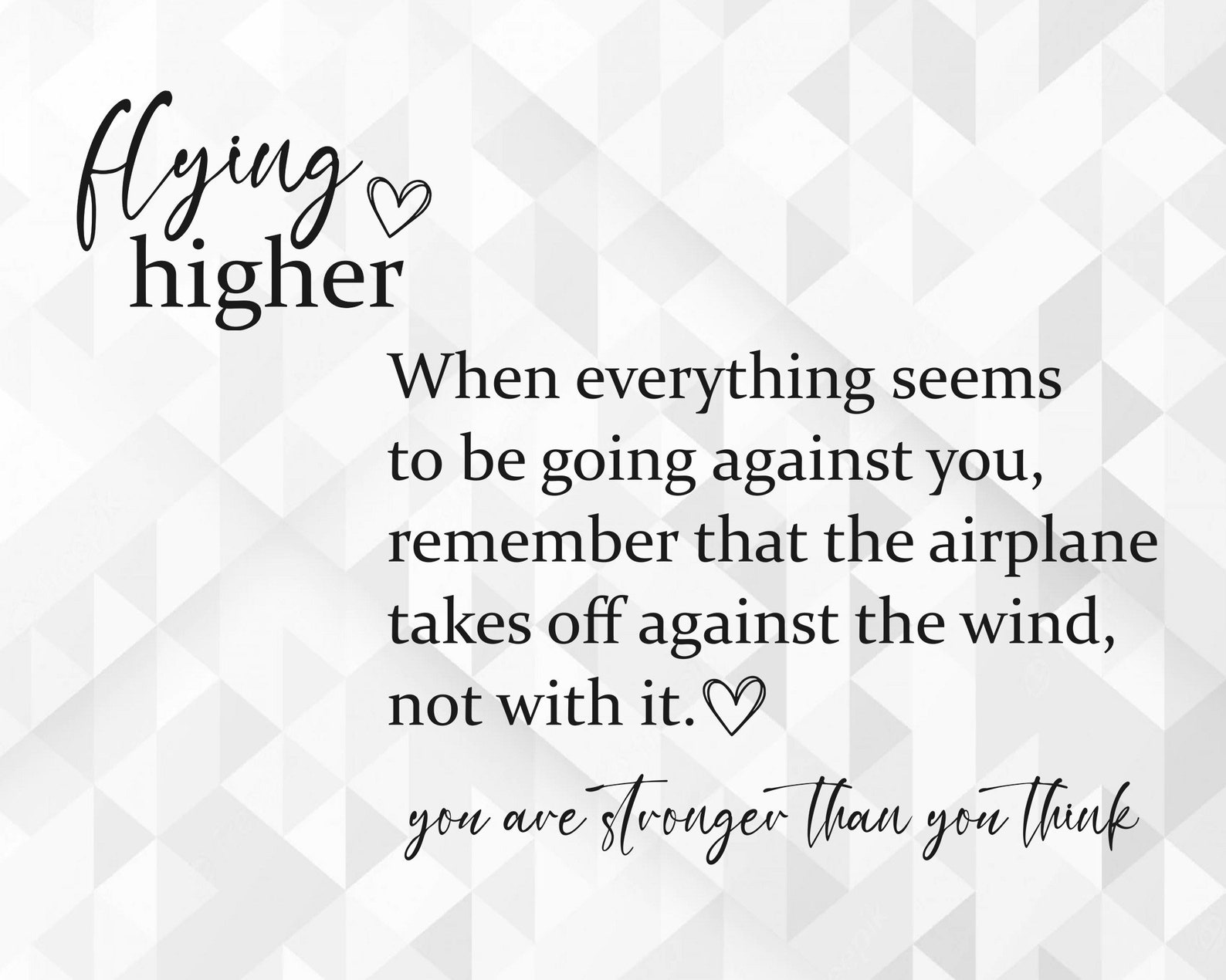 Flying Higher SVG, Inspirational Svg, Self Worth Svg, Positive Quote ...