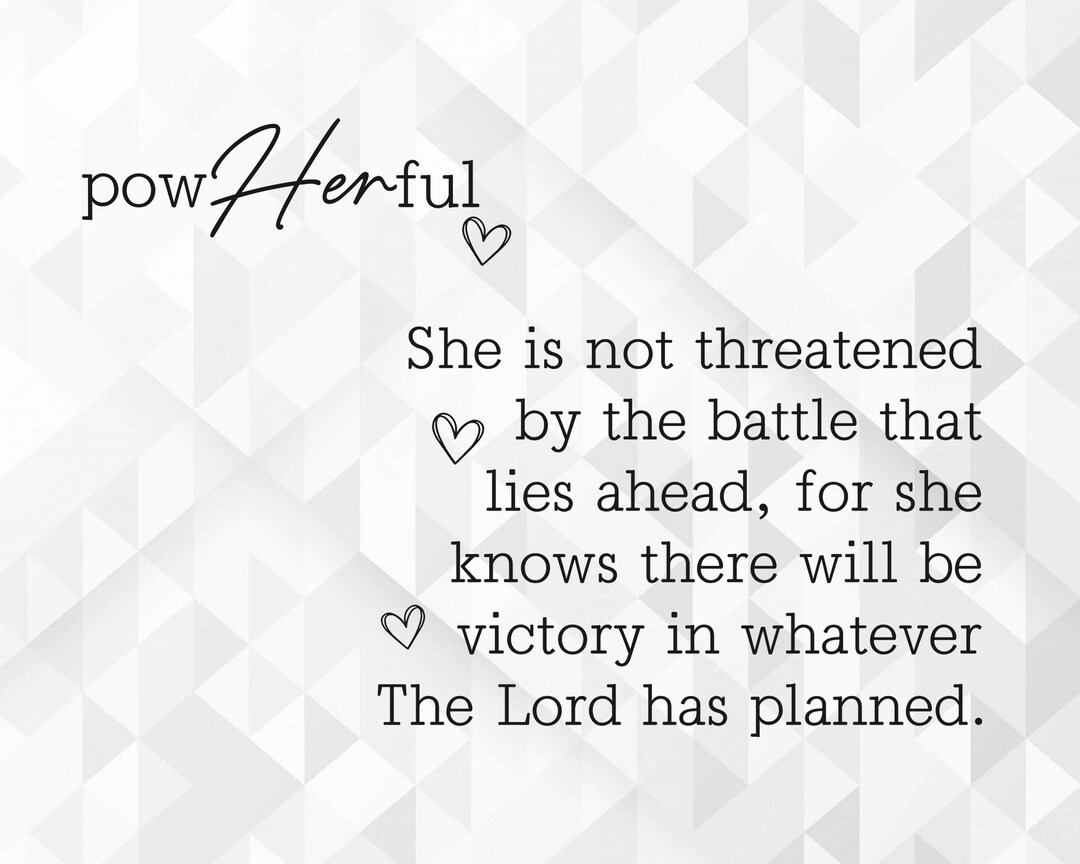 She is Not Threatened SVG, Christian Svg, Religious Svg, Bible Svg ...