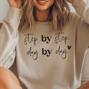 Step by Step SVG, Motivational Svg, Inspirational Svg, Self Worth Svg ...