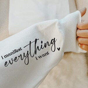 I Manifest Everything SVG, Motivational Svg, Inspirational Svg, Self ...
