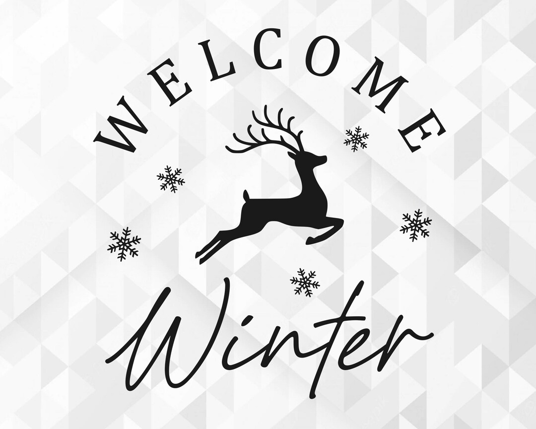 Welcome Winter SVG, Christmas Svg, Winter Svg, Merry Christmas Svg ...