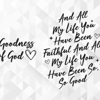 Christian Svg, Goodness of God Svg, Continuous Line Art, Christian ...