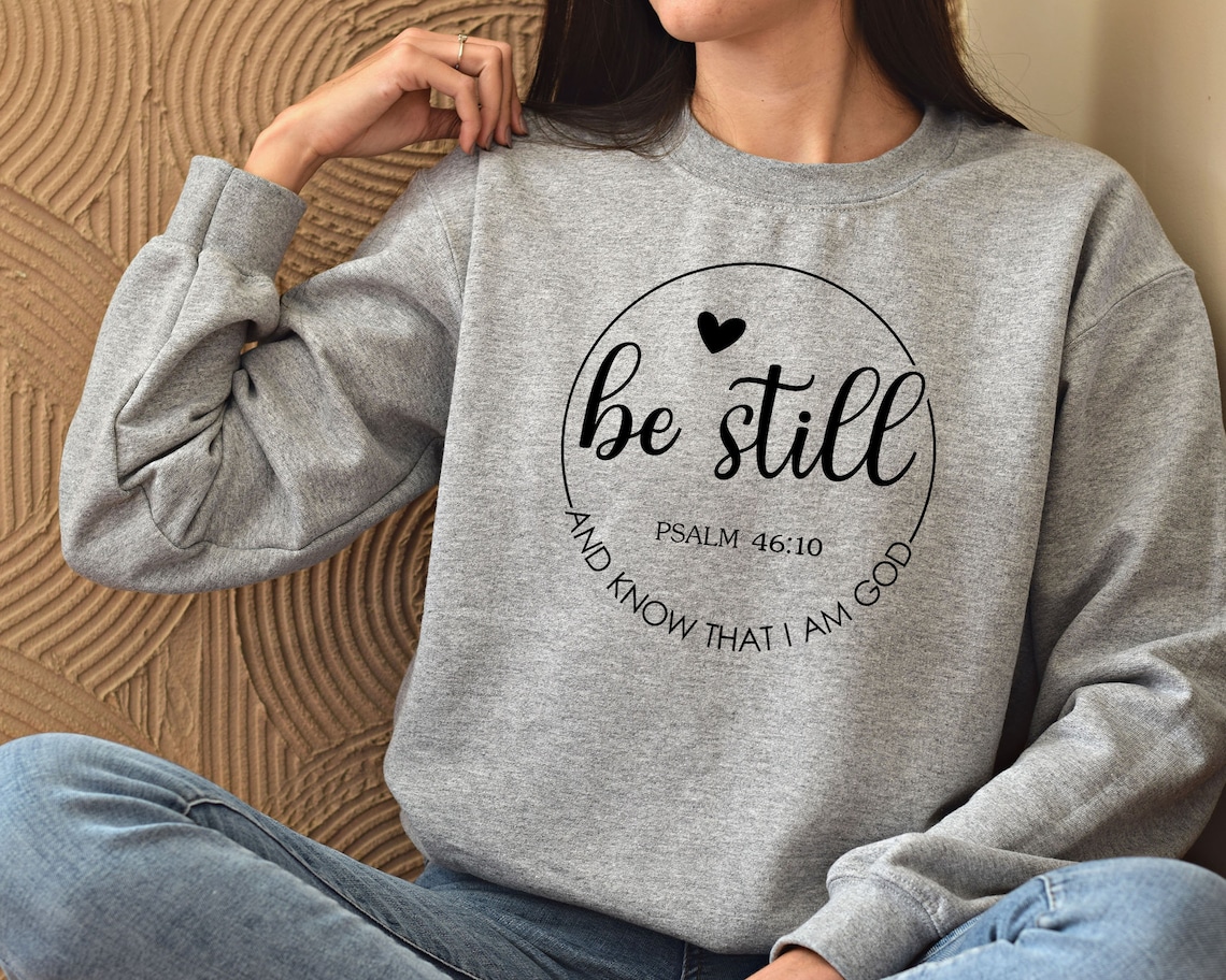 Be Still and Know That I Am God SVG, Groovy Christian Svg, Jesus Love ...