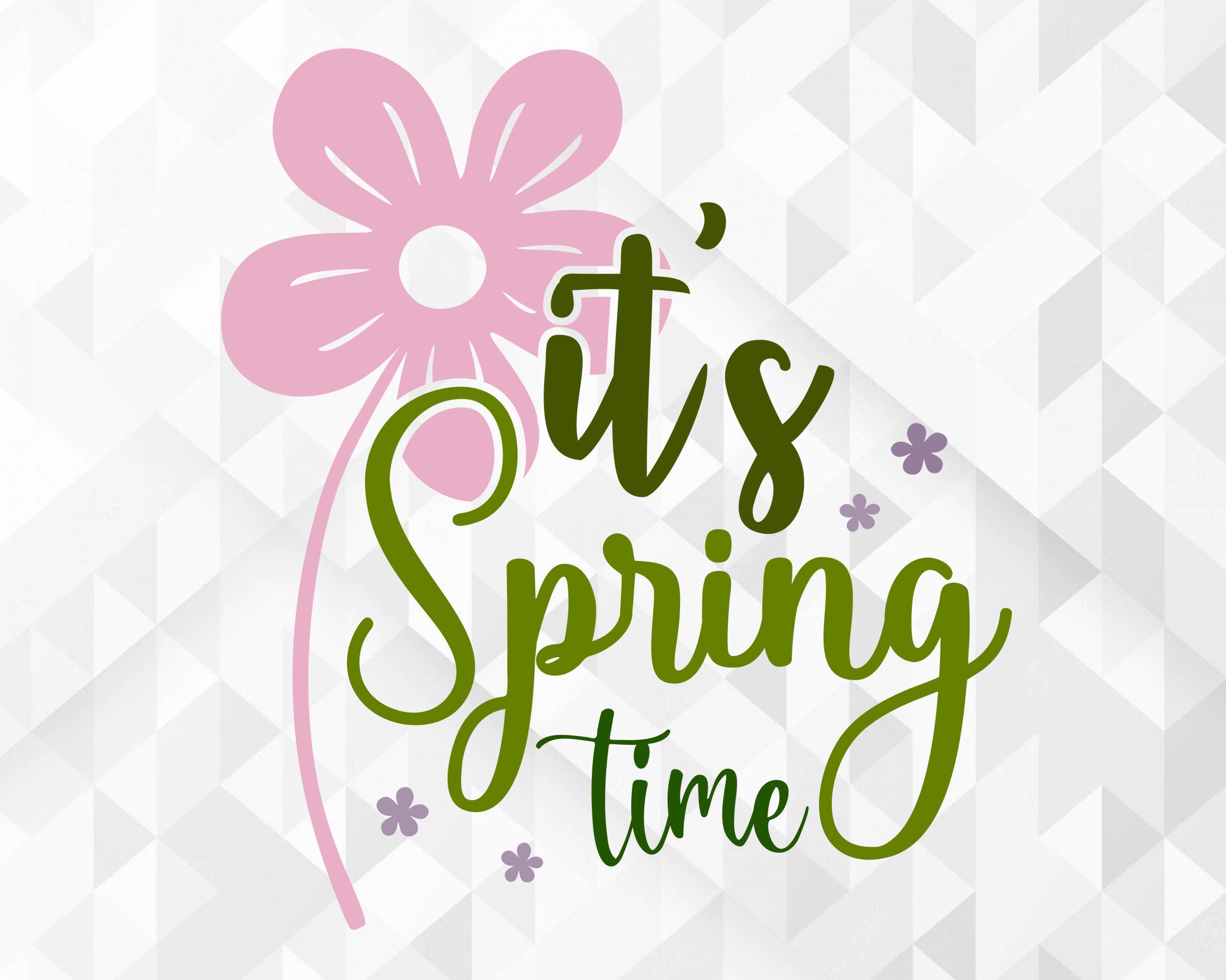 It's Spring Time SVG, Spring Svg, Hello Spring Svg, It's Spring Time ...