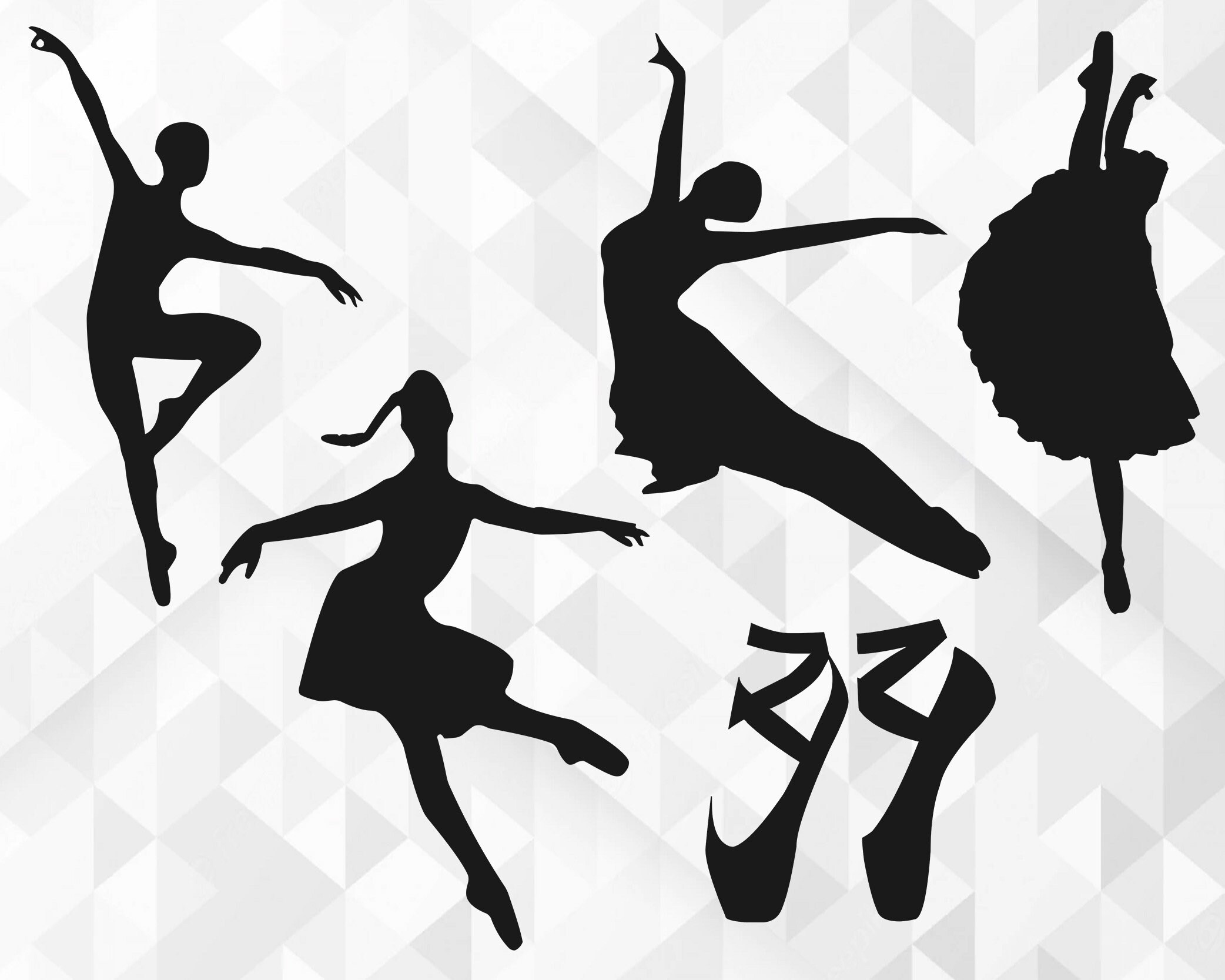 Ballet SVG Bundle, Ballerina Svg, Ballet Dancer Svg, Ballerina Designs ...