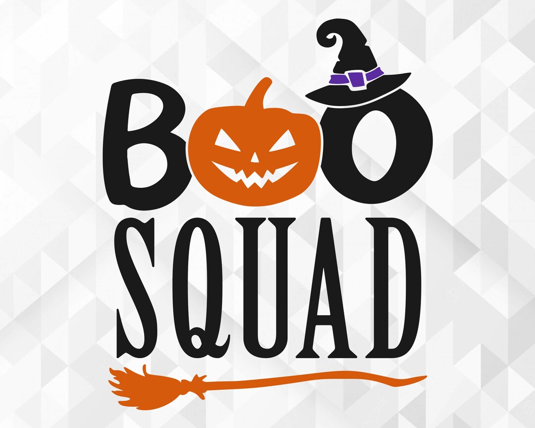 Boo Squad SVG, Halloween Svg, Fall Svg, Happy Halloween Svg, Pumpkin ...