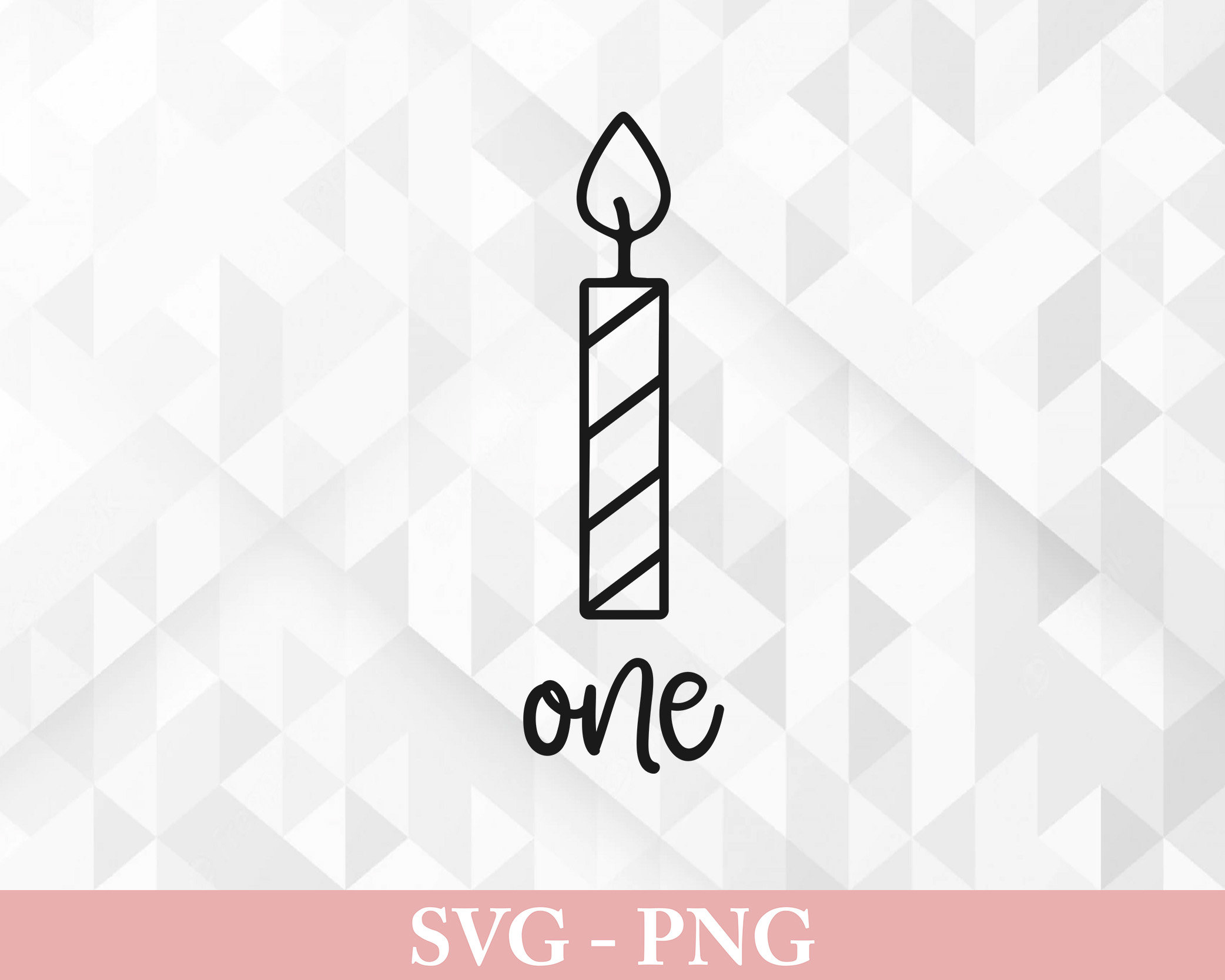 First Birthday SVG, Candle First Birthday Svg, Birthday Shirt Svg ...