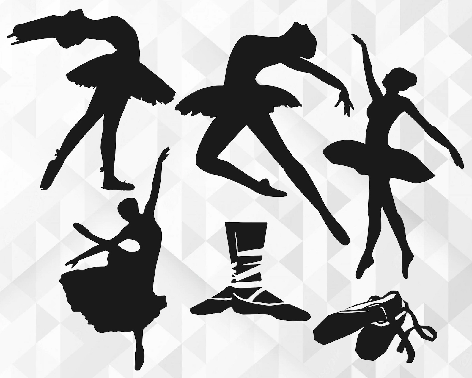 Ballet SVG Bundle, Ballerina Svg, Ballet Dancer Svg, Ballerina Designs ...