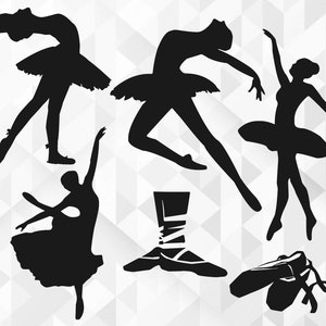 Ballet SVG Bundle, Ballerina Svg, Ballet Dancer Svg, Ballerina Designs ...