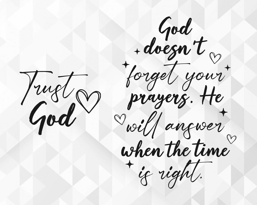 Trust God SVG, Christian Svg, Religious Svg, God Svg, Jesus Svg ...