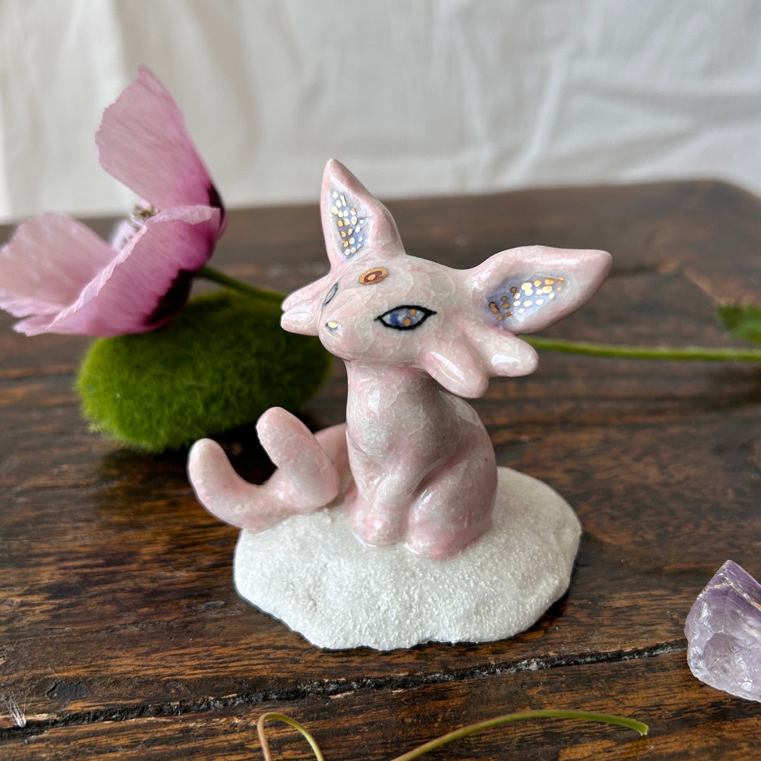 ESPEON Ceramic Statue// Eevee Evolution / Pokemon Fan Gift / Otaku Gift ...