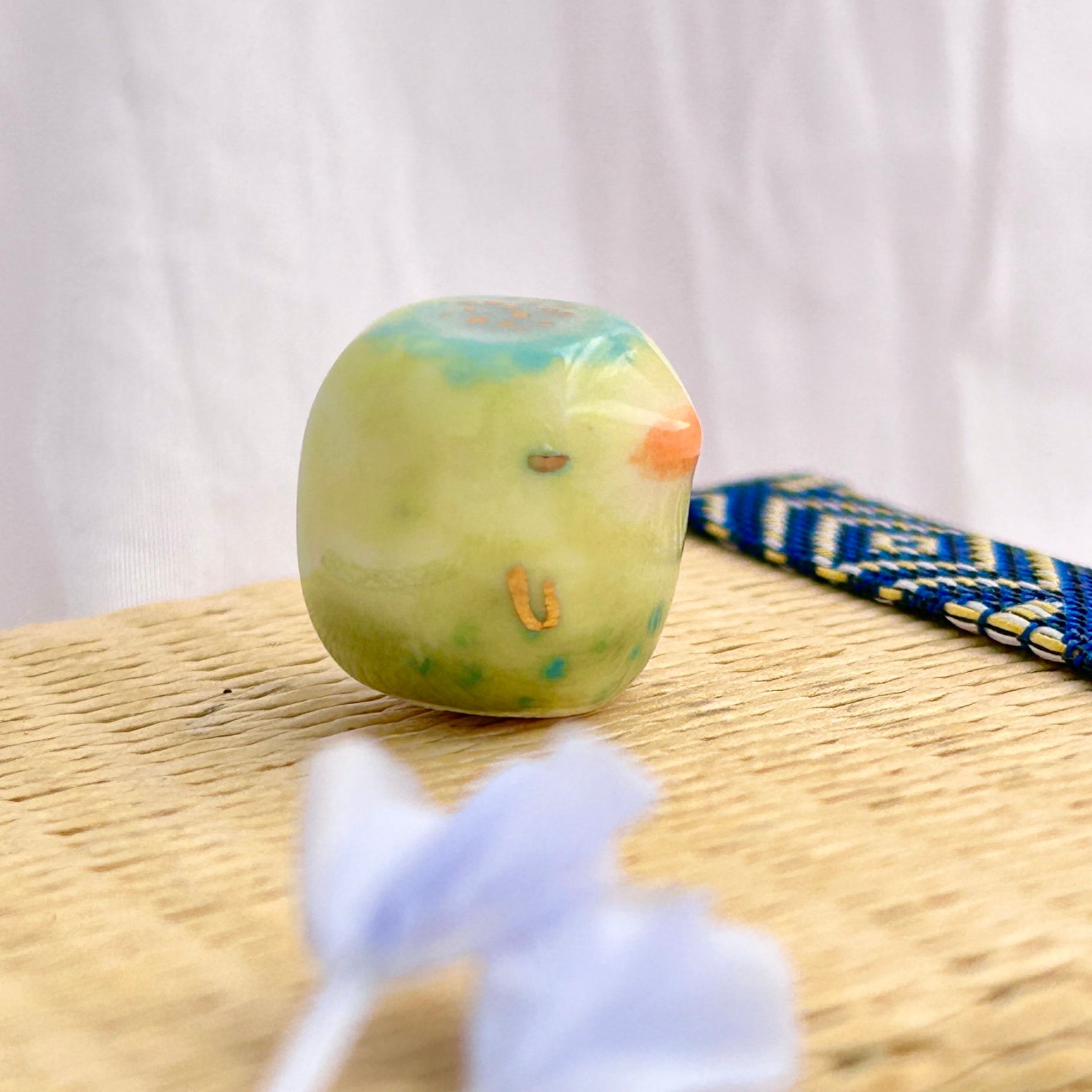 CHIBI KAPPA // Hot Spring / Miniature Porcelain Ceramic Figurine ...